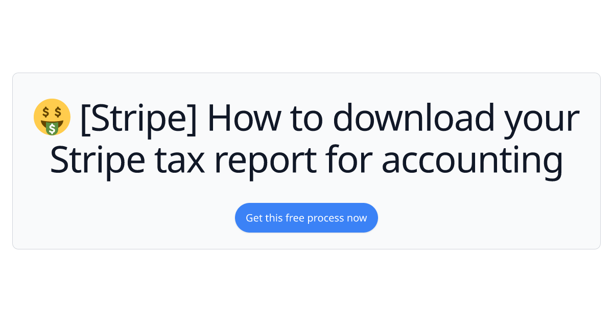 🤑 [Stripe] How to download your Stripe tax report for accounting | Calm ...